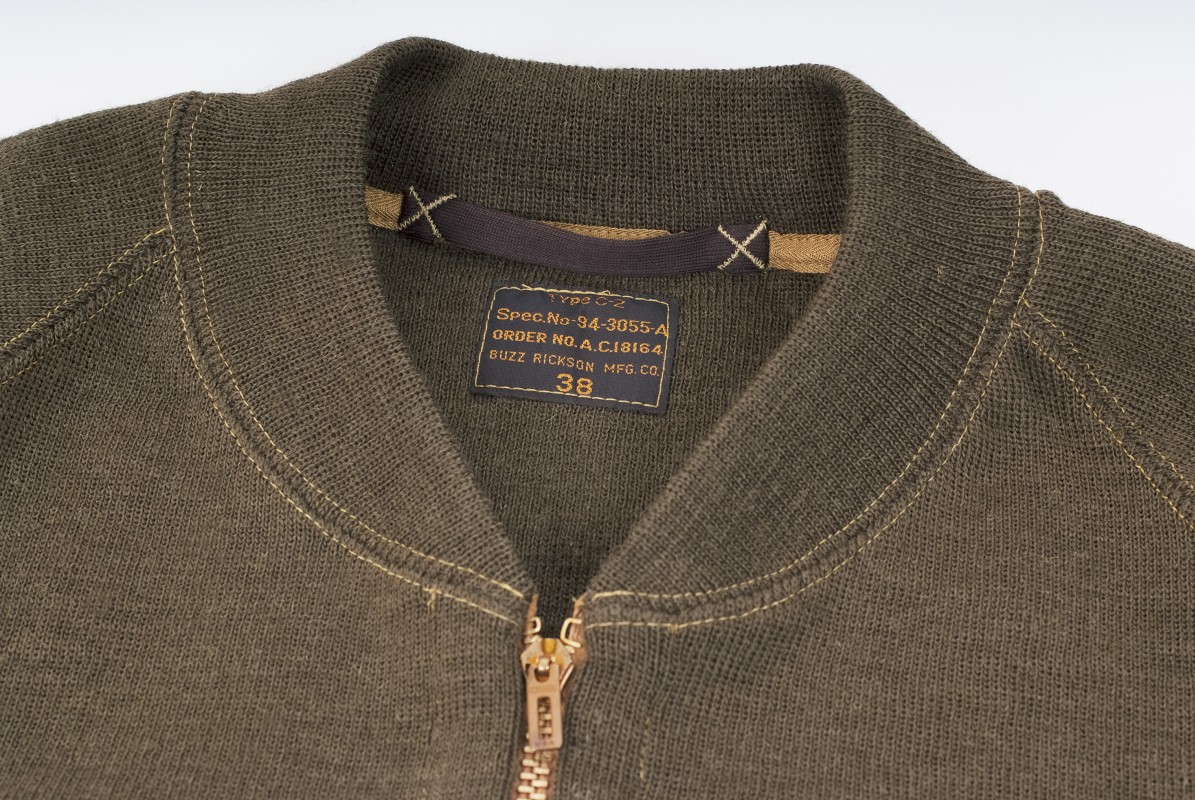 TYPE C-2 PILOTS ZIP SWEATER